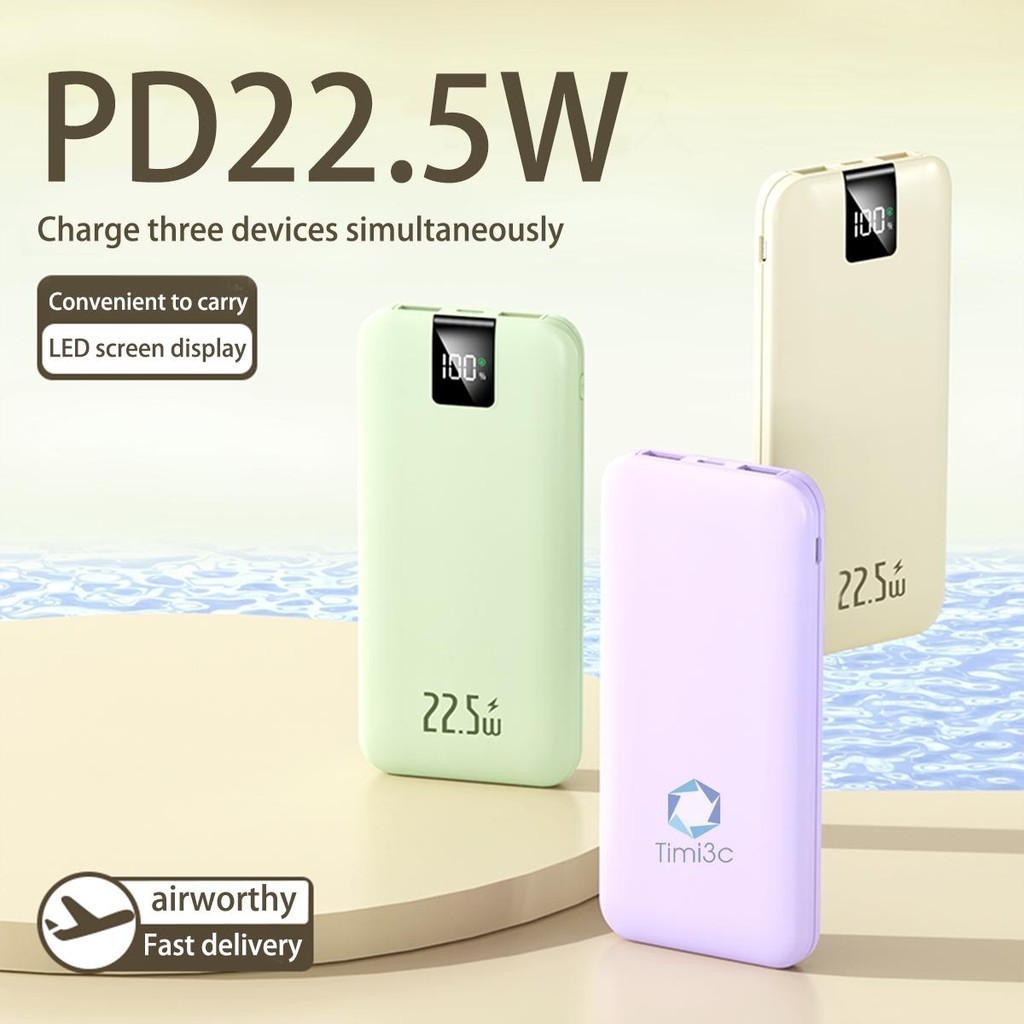 Powerbank PD22.5W Super Fast Charging 20000mAh Garansi Original, LED Display, Dual Output USB ...