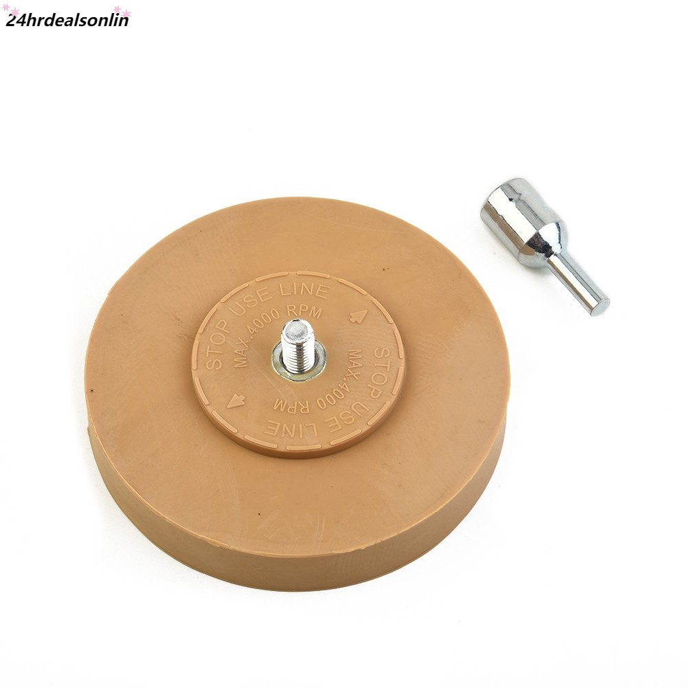 Yellow Eraser Wheel Rubber Eraser Wheel - Removes Car Decals, Stickers ...