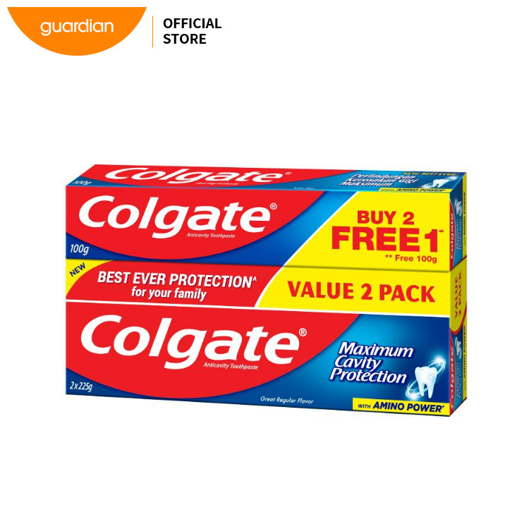 Colgate Maximum Cavity Protection Great Regular Flavour Toothpaste ...