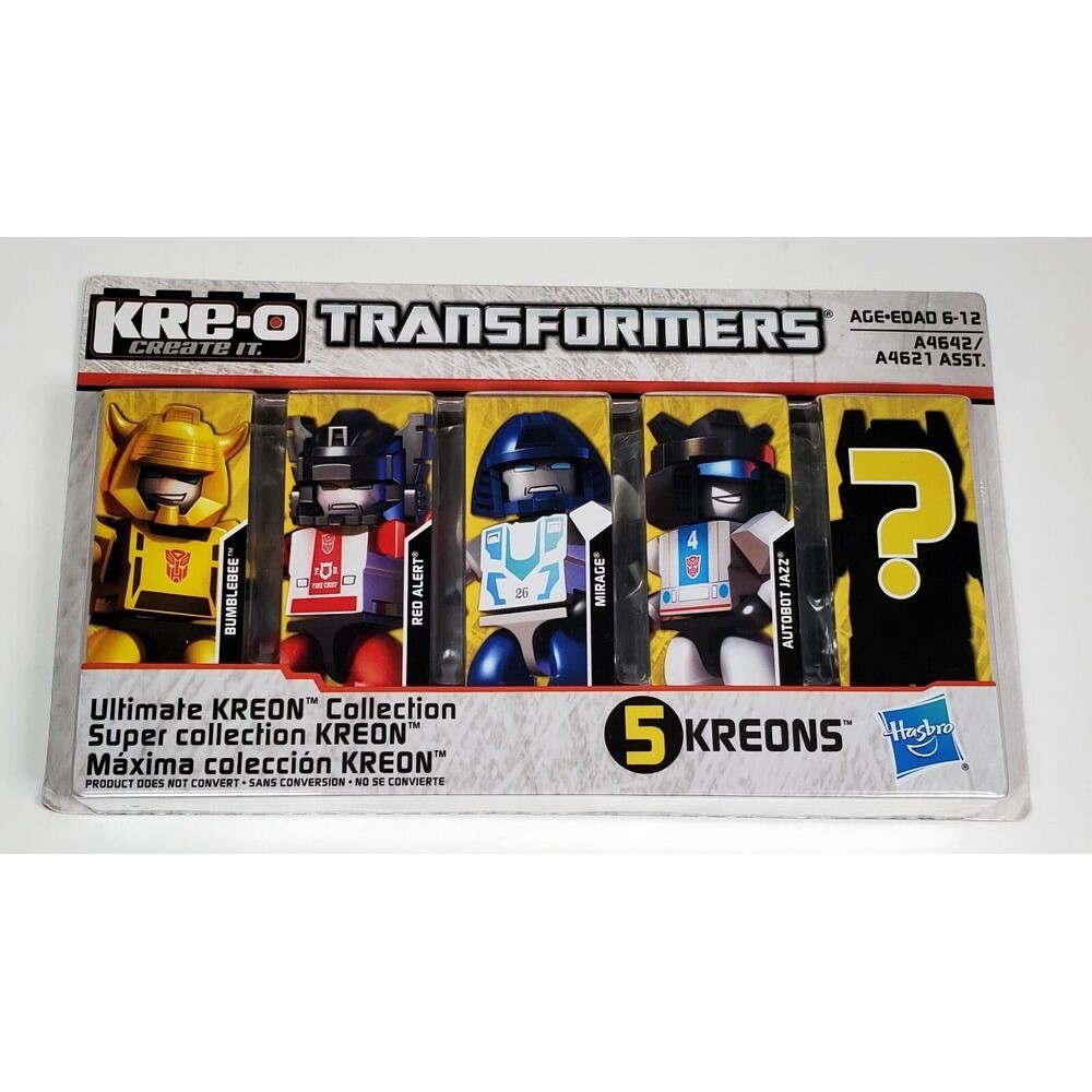 KRE-O TRANSFORMERS ULTIMATE KREON COLLECTION 5pc FIGURE MOSC BUMBLEBEE ...