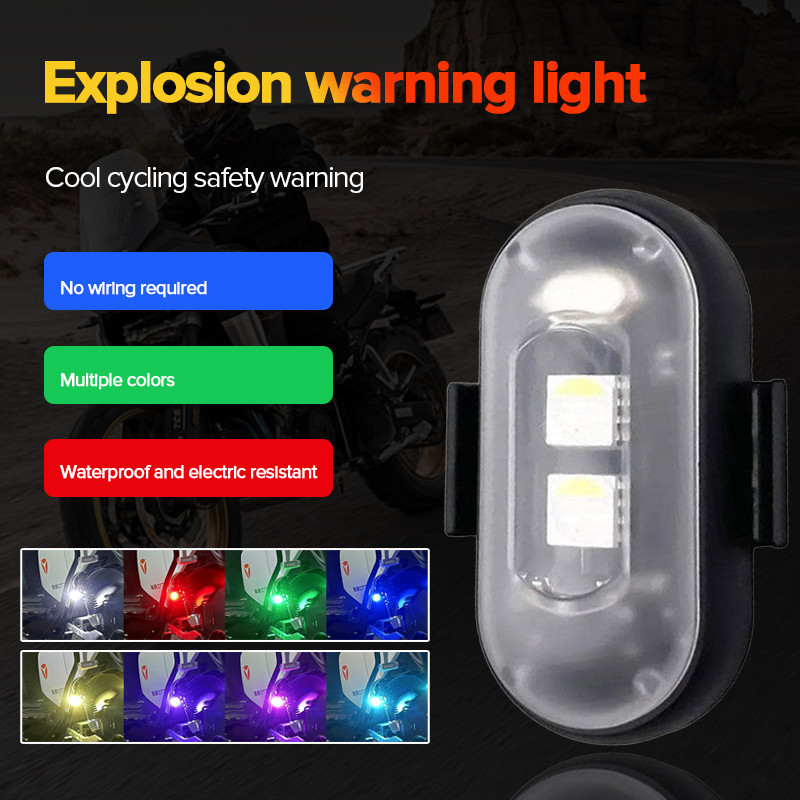 Remote RGB LED Aircraft Strobe lights Motorcycle Lights LED Flash RC Drone Flash Indicator Lamp ...