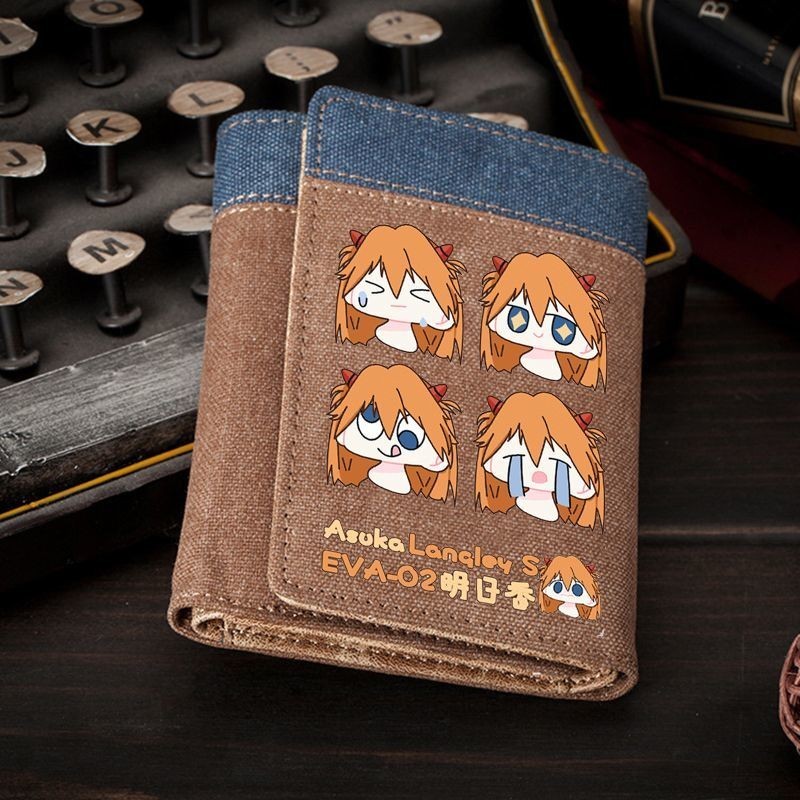 Eva Animation Merchandise Wallet Card Holder Female Small Short ...