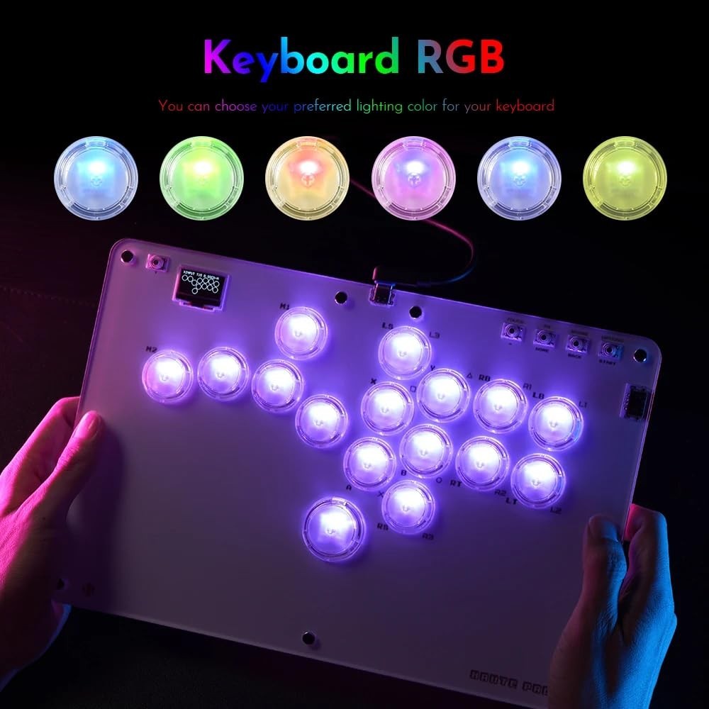 HITBOX Haute42 Joystick Arcade Hitbox Controller Button Rim leverless ...