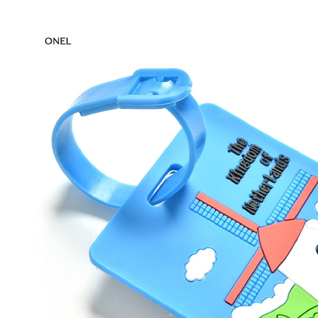 (JJ) on Luggage Tags Labels Strap Name Address ID Suitcase Bag Baggage ...