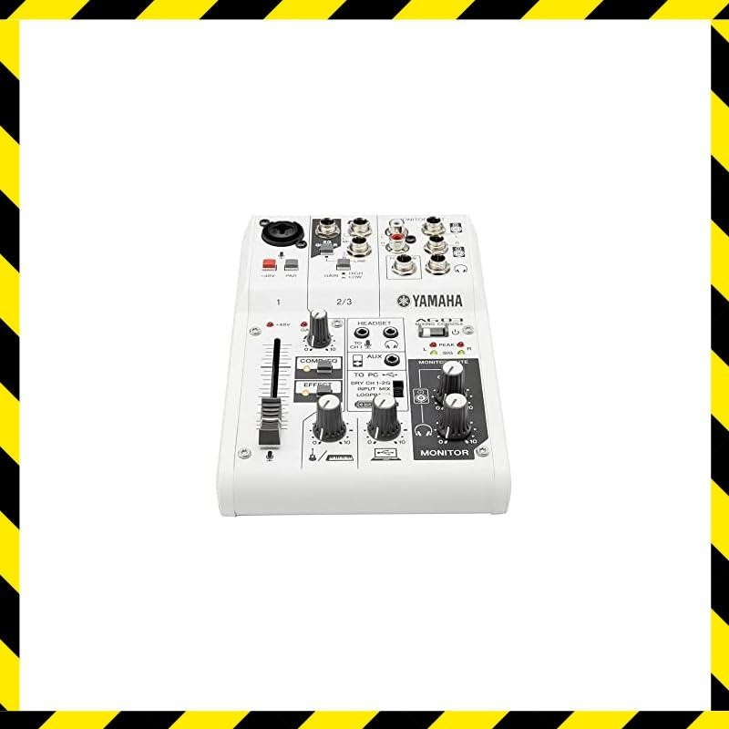 Yamaha YAMAHA USB webcasting mixer audio interface 3 channel AG03 with ...