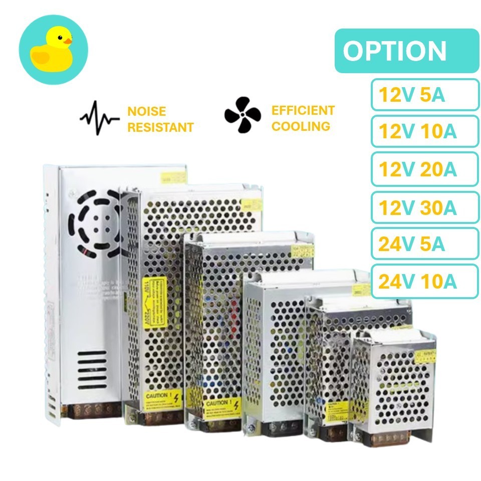 12V 24V 5A 10A 20A 30A SMPS Switch Mode Power Supply | Shopee Malaysia