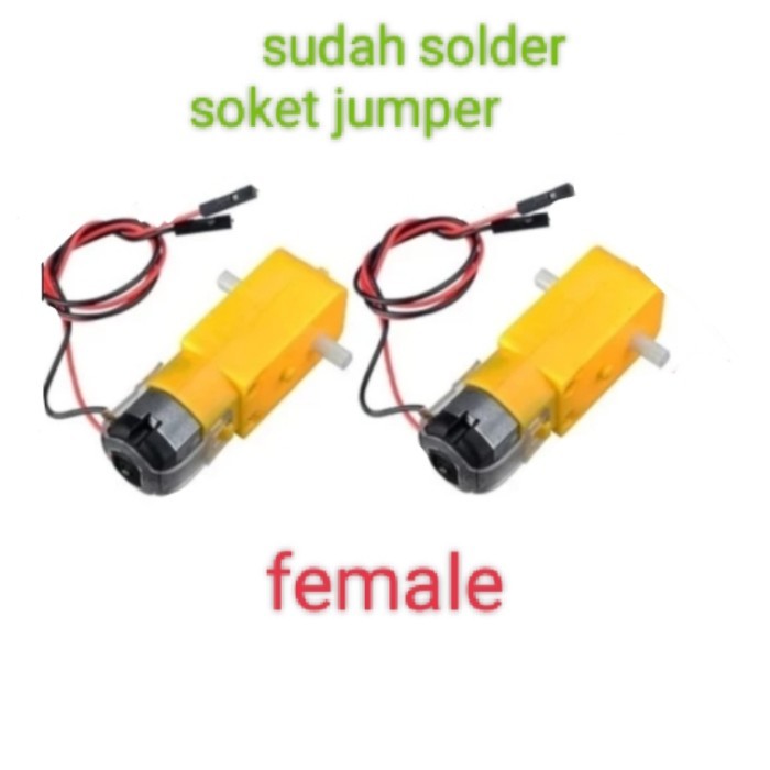 Ks99 has been soldered FeMale Motor DC Gearbox 3V-6V robot wemos ...