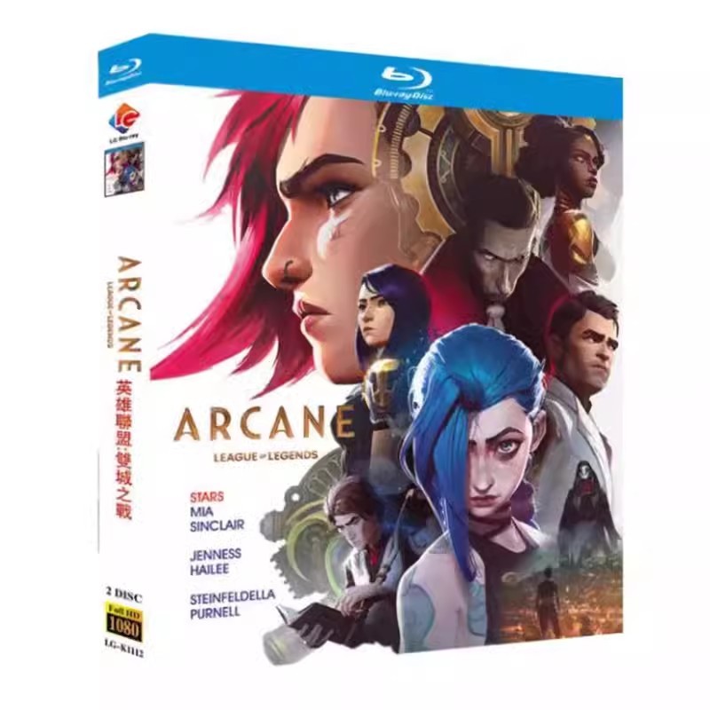 Blu-ray Disc American animation Arcane: League of Legends Complete ...