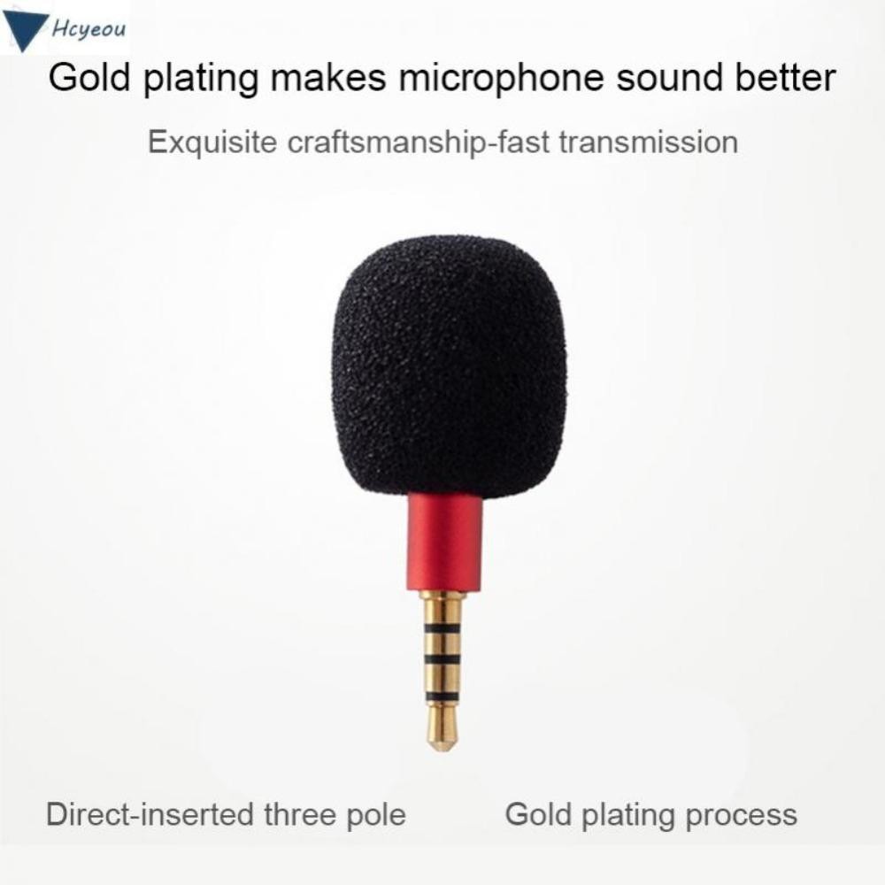 HCYEOU Mini Microphone, 3 Pole Metal Metal Mini Microphone, 4 Pole Mic ...