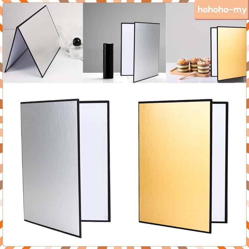 [HohohoMY] 3 in 1 Light Reflector, 42x30cm Portable Folding Light Board ...