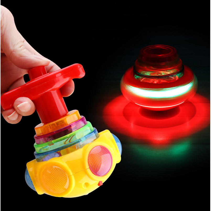 【Wholesale】10pcs LED Spinner Gyro Toy Luminous Gyroscope Flashing ...