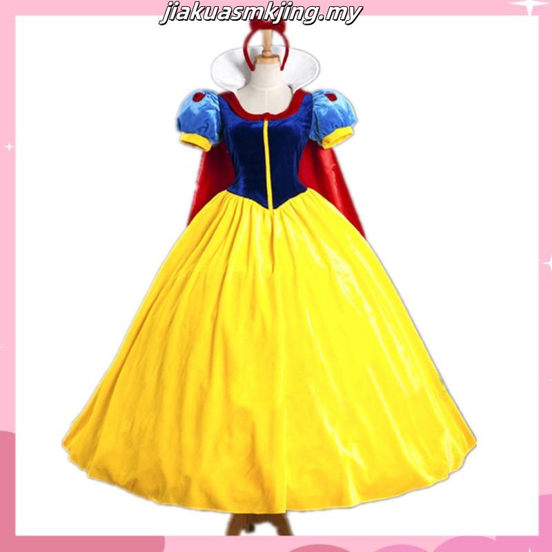 Adult Snowwhite Princess Dress Queen Costume Fairy Tale Character ...
