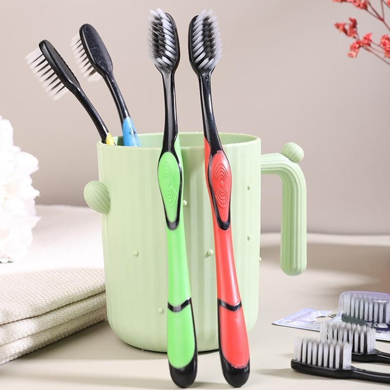 Berus Gigi Cleancare Charcoal Infusion Medium Toothbrush Gums Teeth ...