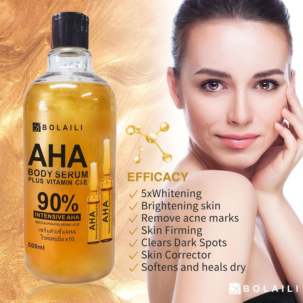 500ml AHA gold liquid hydrating,firming,brightening and lightening ...