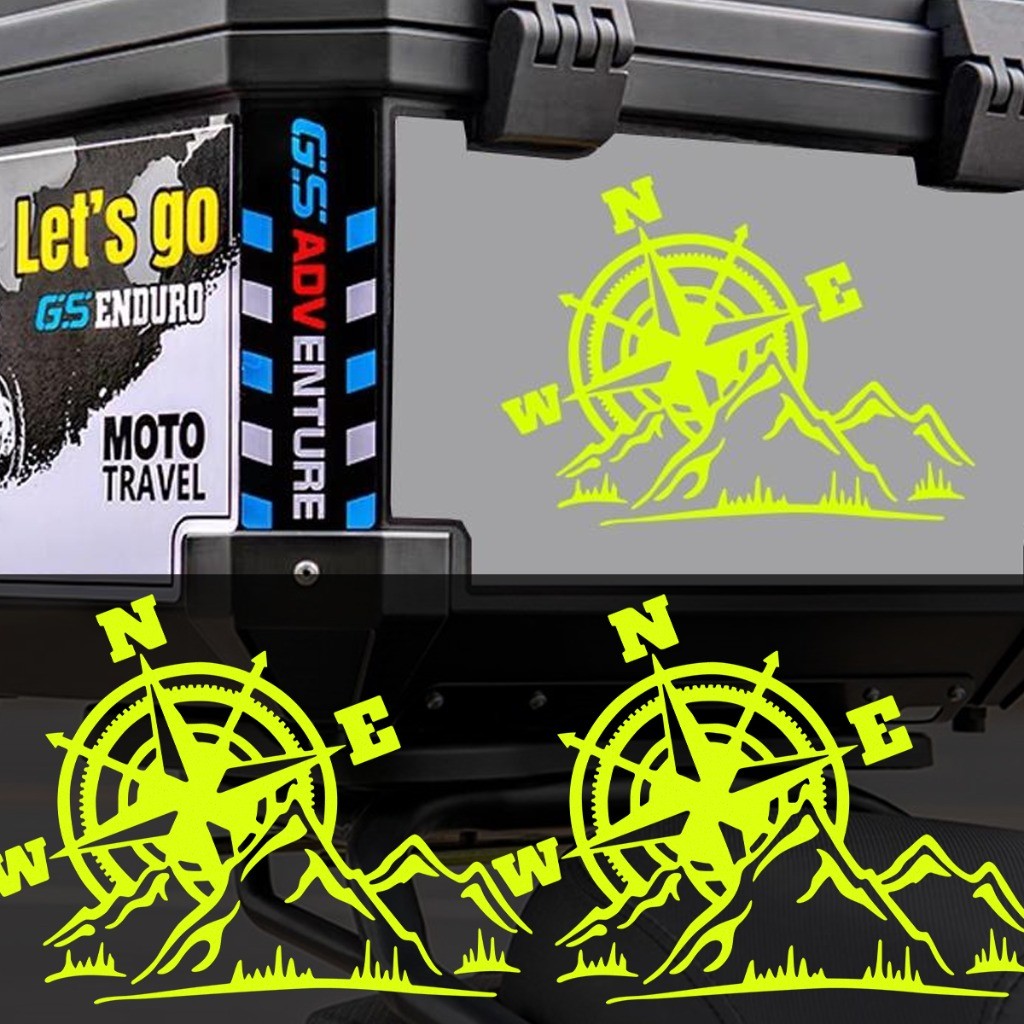 For Honda ADV Vario Ex5 Compass Reflective JDM Motorcycle Sticker Top ...