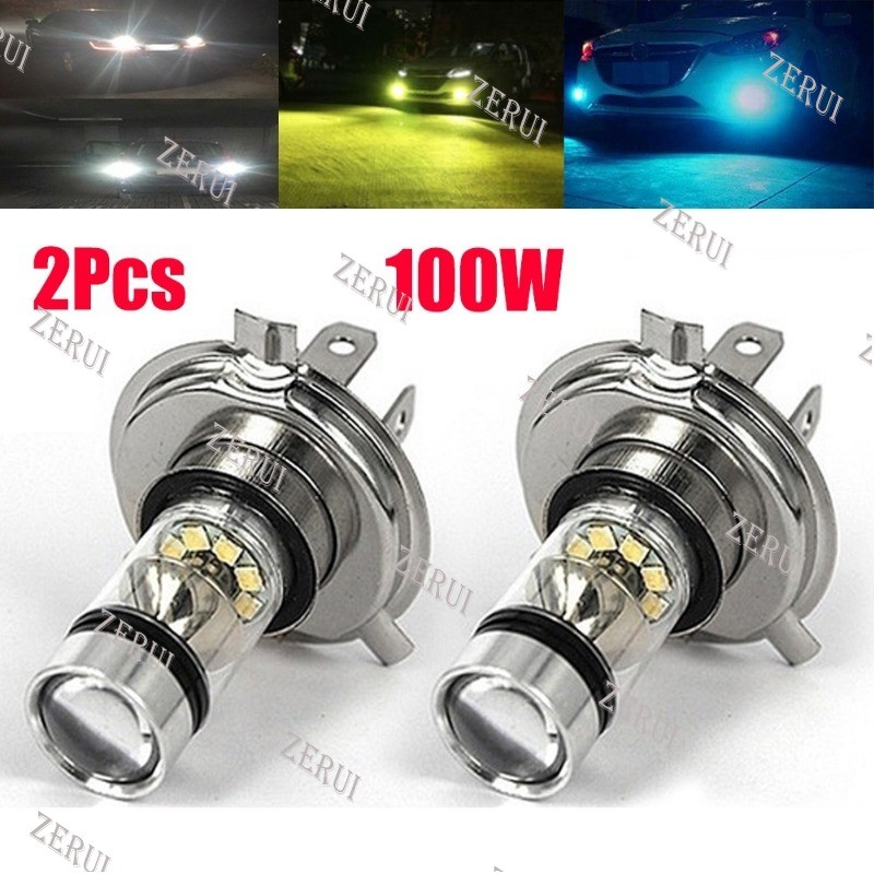 ZR For 2Pcs Car H4 H7 Led Fog Light Headlight Super Bright H8 H9 H11 9005 9006 H1 H3 Led Lamp ...