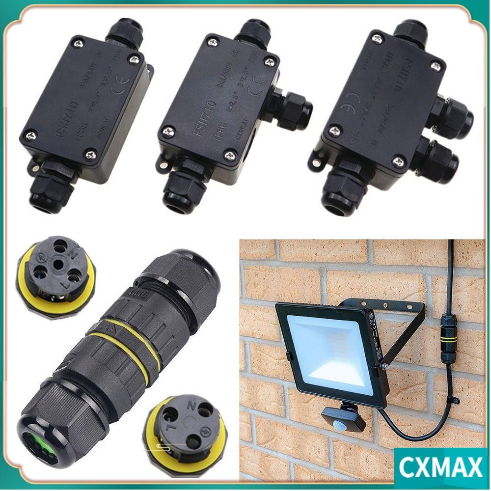 CVMAX Waterproof Junction Box IP66 IP68 Outdoor Cable Connector ...