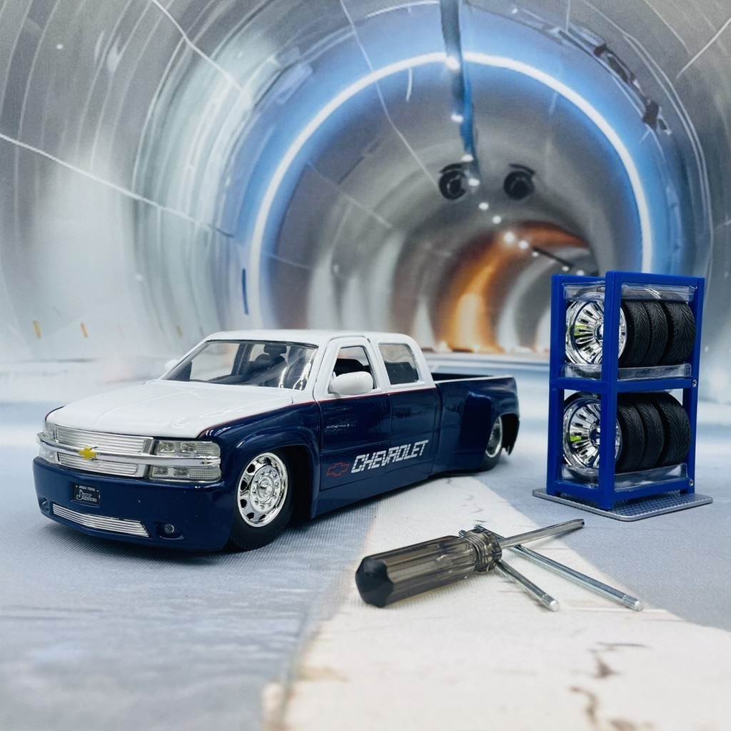 Jada Jada 1: 24 Chevrolet 1999Silverado Solod Duli Pickup Truck Alloy ...