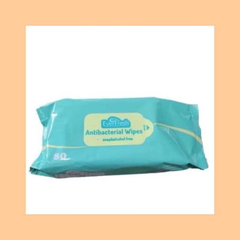 [Ready Stock] HICOOK 80 Pcs Everfresh Antibacterial Wipes Wet Wipes Wet ...