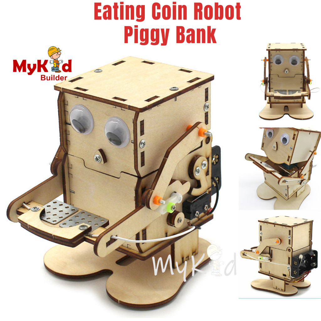 Project RBT Tahun 6 Tabung Penggera STEM Science Kit DIY Robot Piggy ...
