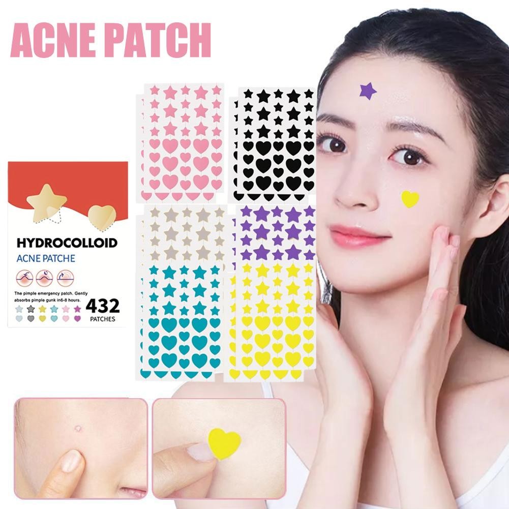 Large Size Star Love Acne Patch Mild And Non-irritating Marks Acne ...