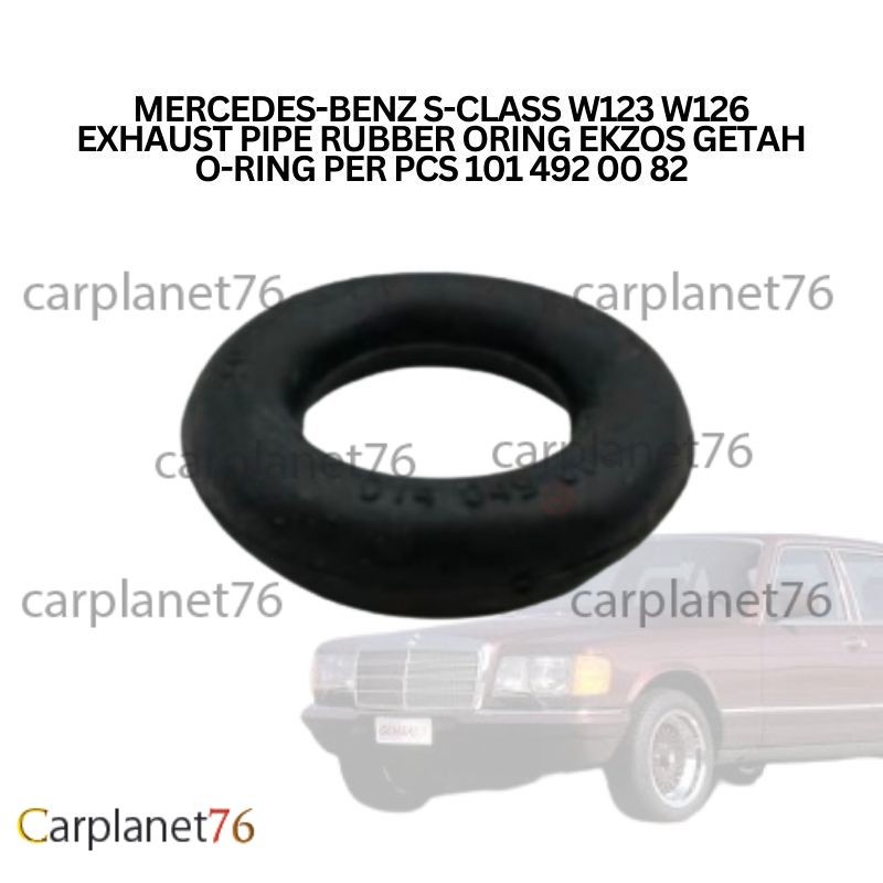 MERCEDES-BENZ S-CLASS W123 W126 (1976-1991) EXHAUST PIPE RUBBER ORING ...