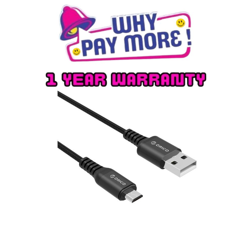 ORICO MTK-10 Aramid Fiber Braided TYPE-A To MICRO USB Charge & Sync ...