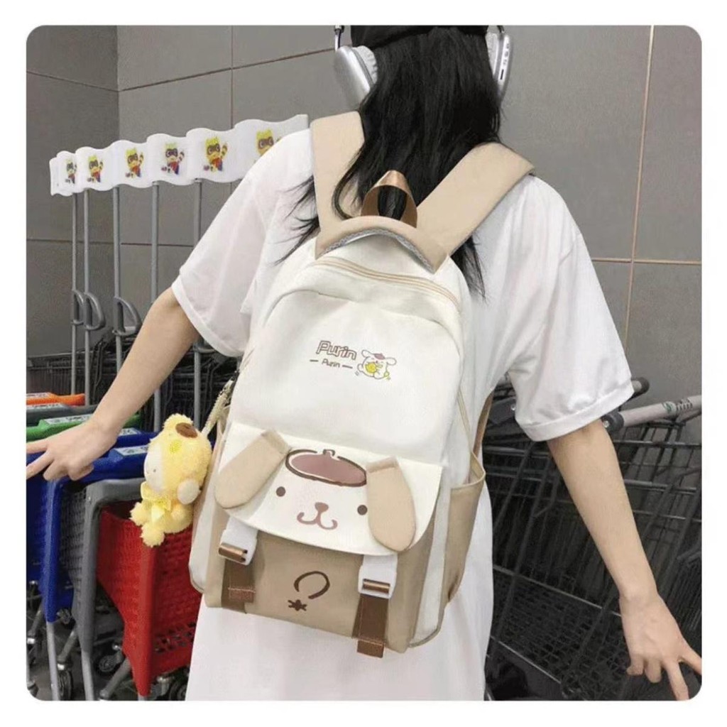 Sanrio Student School Bag Large Capacity girl Backpack Cute Cartoon ...