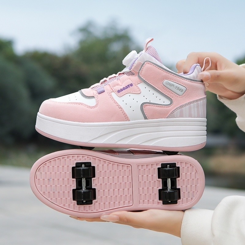 [Ship now] 2024 New four-wheeled Heelys roller shoes wheel shoes boy ...