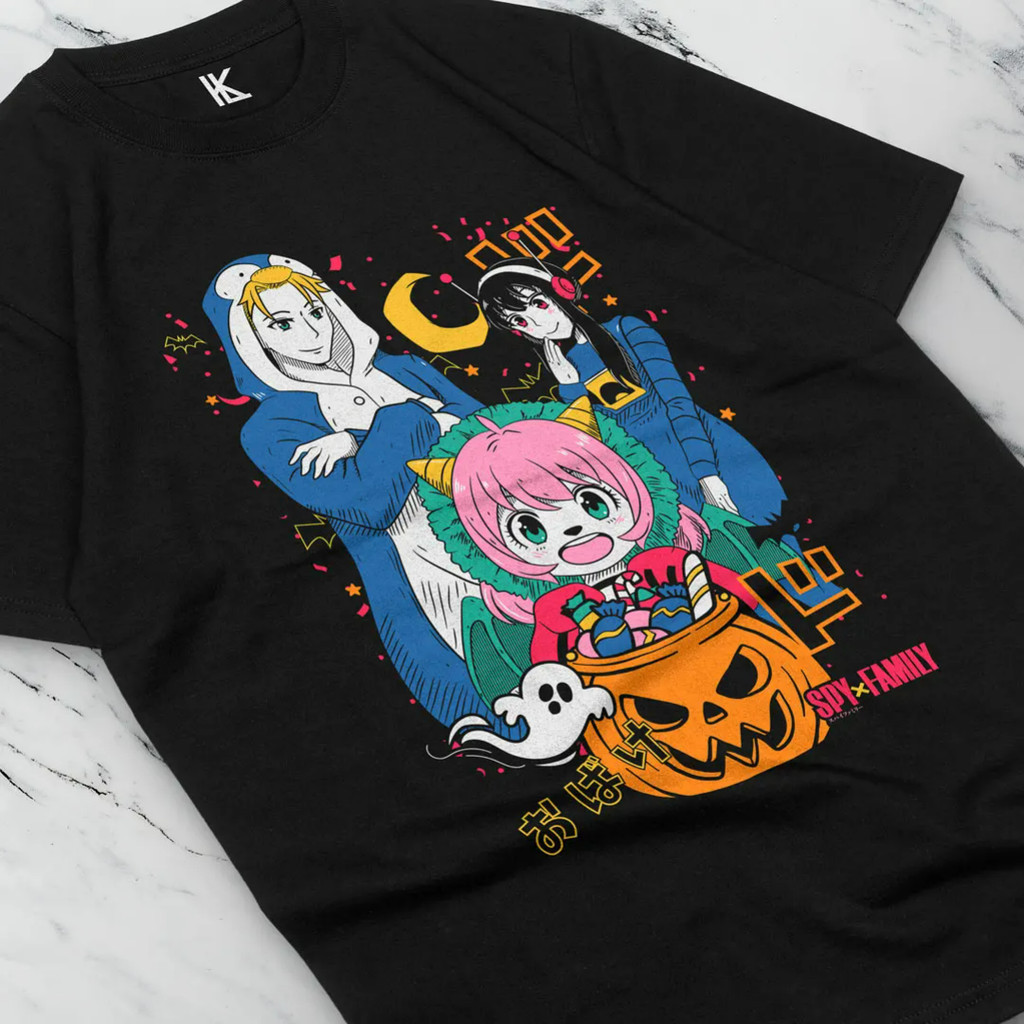 T-Shirt Anime,Loid,Yor,Anya,Bond,Forger Spy X Family Halloween | Shopee ...