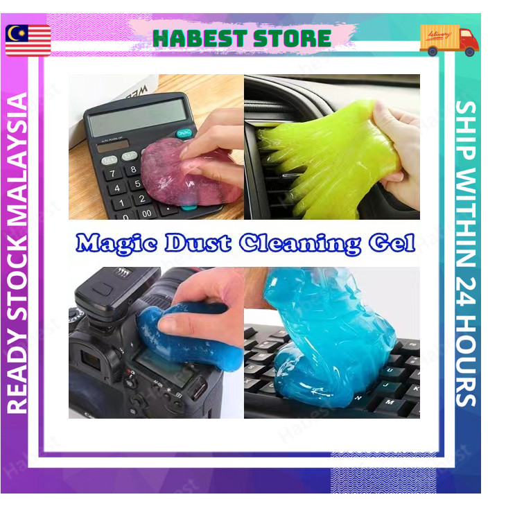 Magic Cleaning Gel Putty Car Keyboard Console Computer Super Cleaner ...