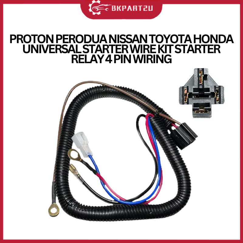 PROTON PERODUA NISSAN TOYOTA HONDA UNIVERSAL STARTER WIRE KIT STARTER ...