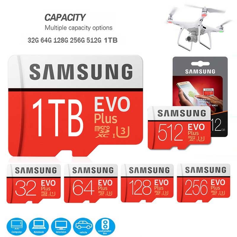 high speed memory card EVO Plus Memory Card 32GB 64GB 128GB 256GB 512GB ...