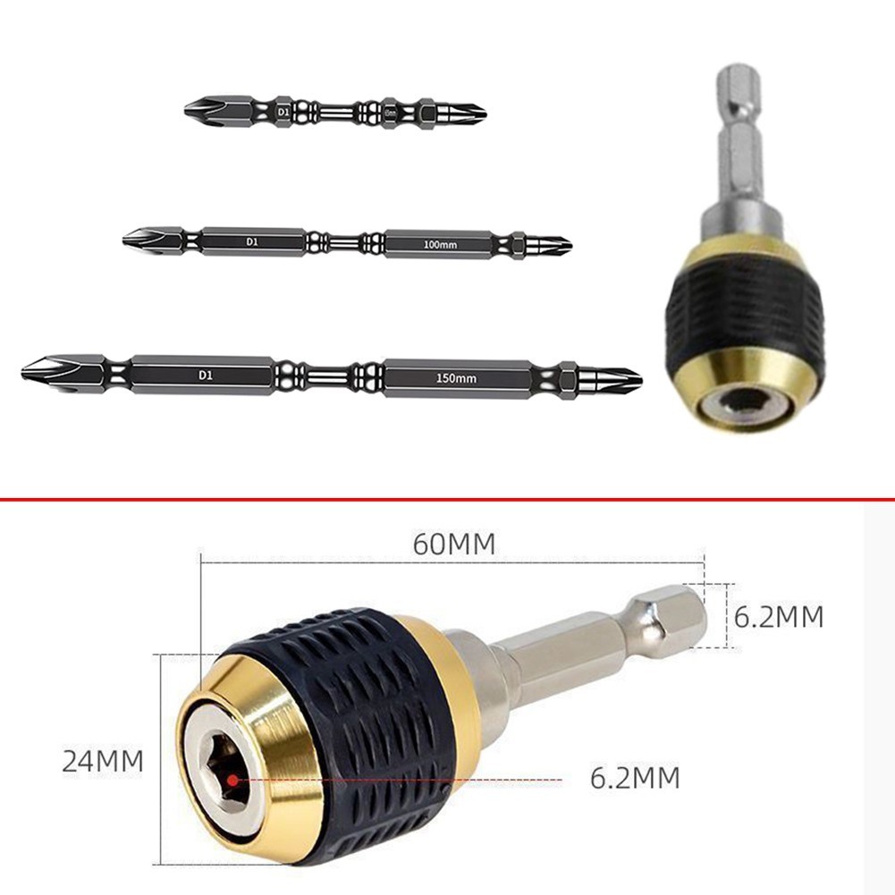 (THEBEST) 60mm Hex Shank Quick Coupling set self-Locking Connecting Rod ...