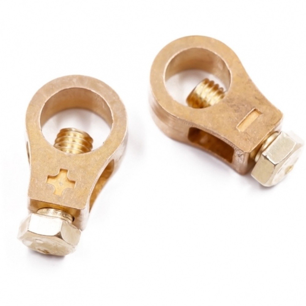 Battery Clip Pure Copper Car Battery Positive Negative Connection ...