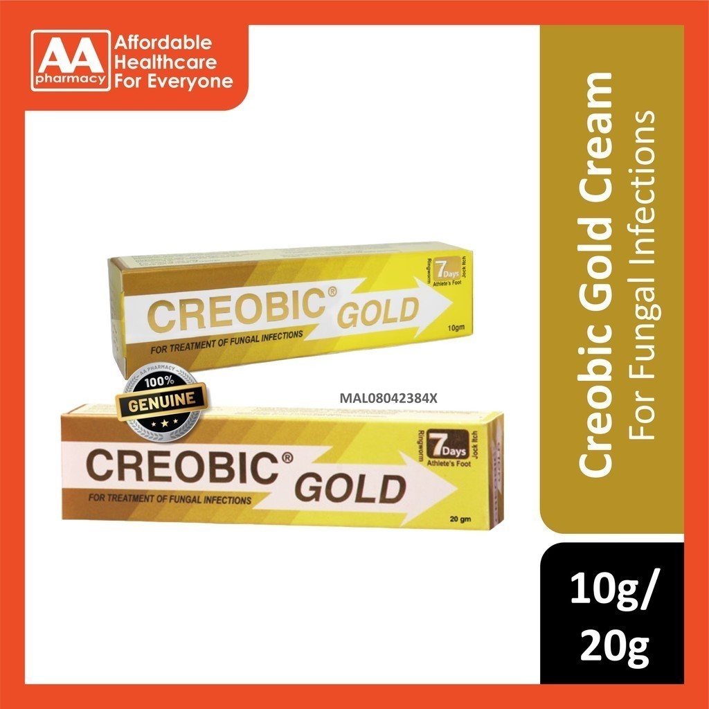 Creobic Gold (Antifungal) - 10g/20g | Shopee Malaysia