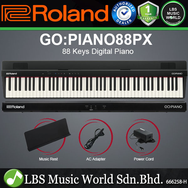 Roland GO:PIANO88PX 88 Keys MIDI Production Keyboard Digital Piano with ...