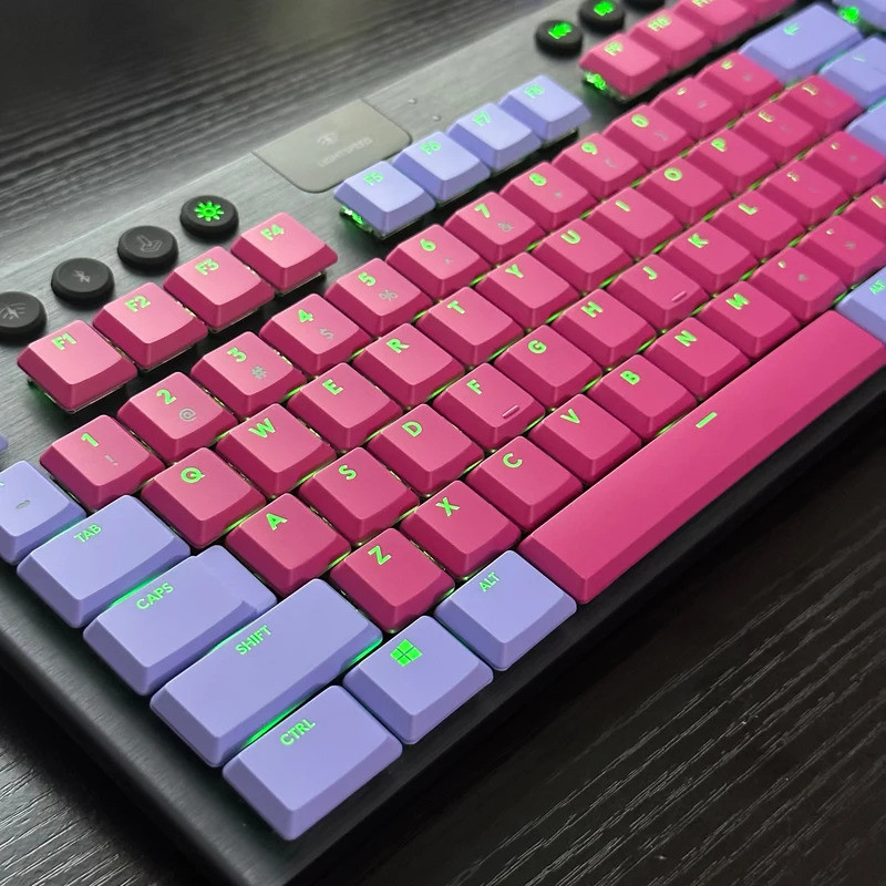 Backlit Keycaps,111 Keys Custom Shine Through Keycaps Replacement for ...