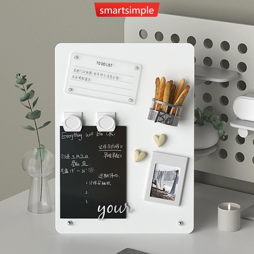 SMARTSIMPLE Magnetic Board with Stand Magnetic Board for Tabletop with ...
