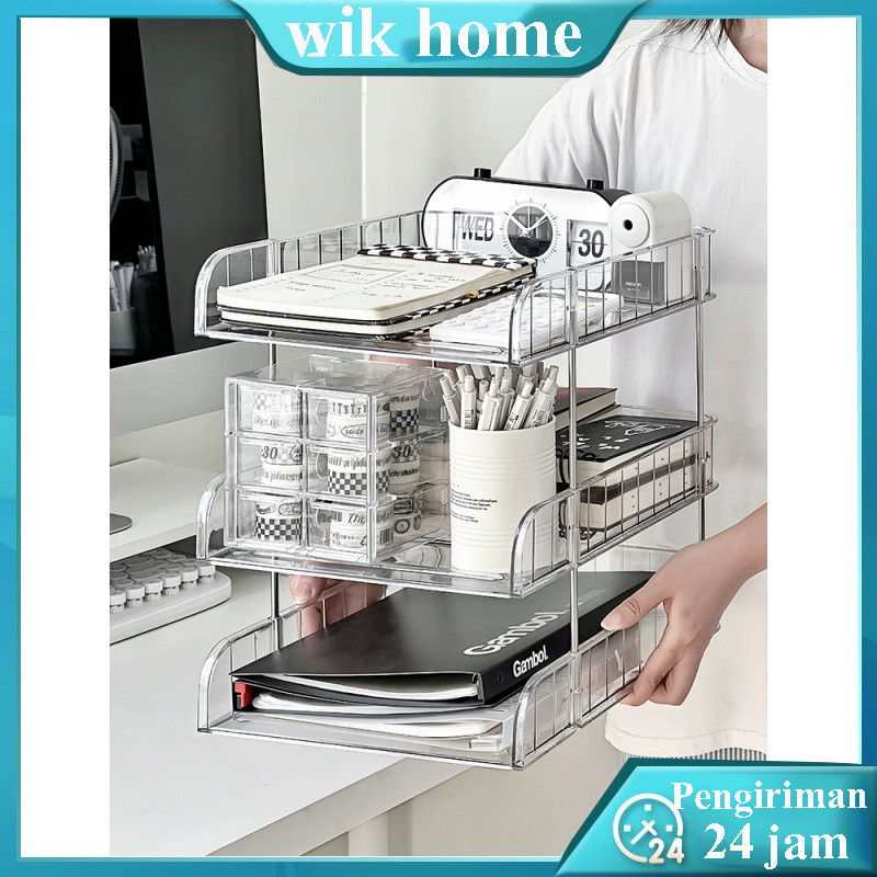 Document Rack Stationary Paper Rack Stacking Rack Stackable Table Rack ...