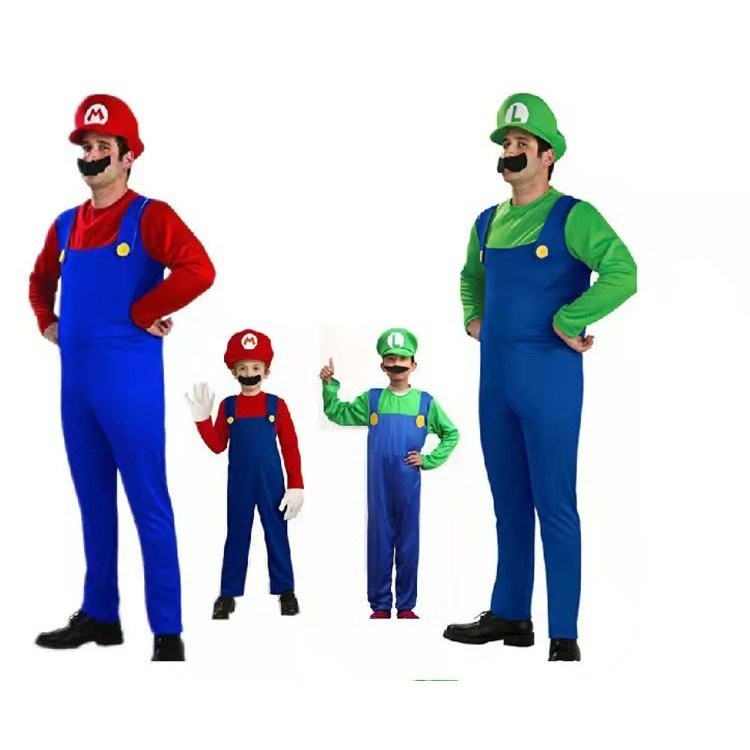 Holy Festival Super Mario Costume Anime cosplay Costume Mario Suit ...