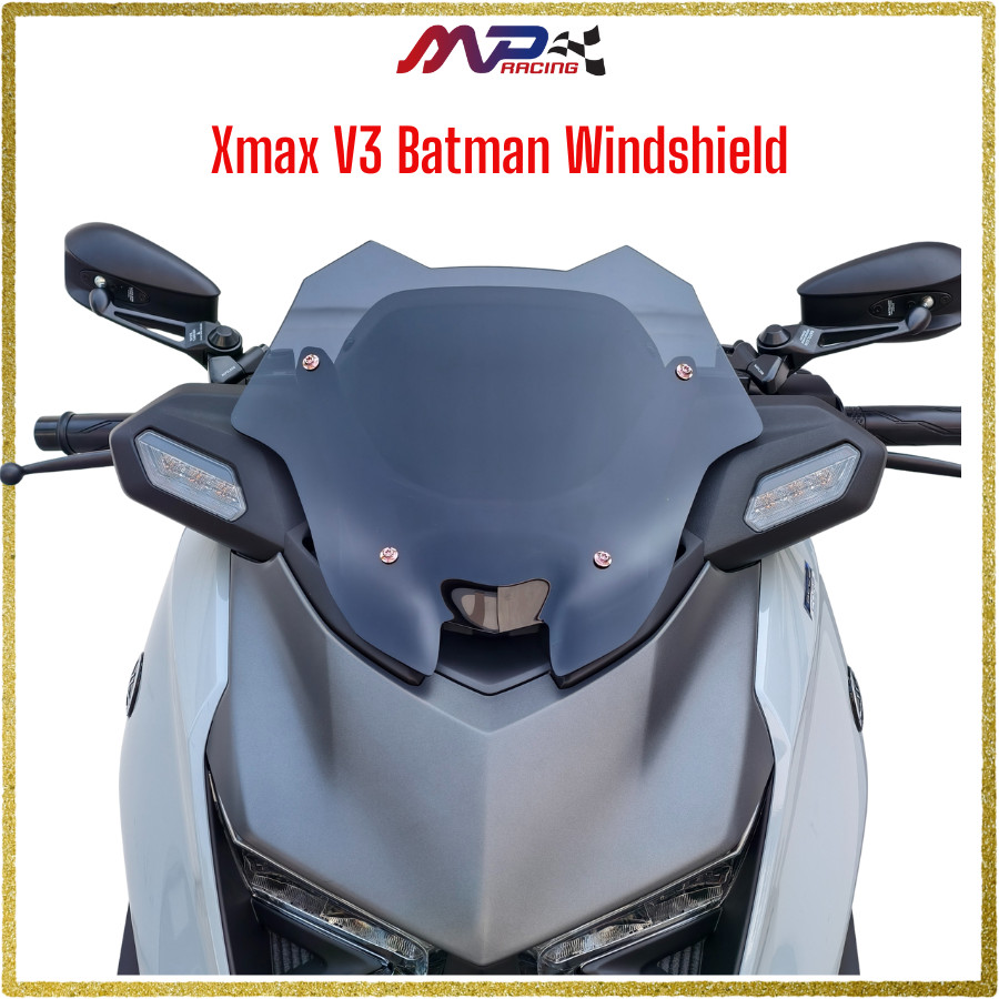 Xmax V3 Batman Windshield Smoke,Clear,Yamaha Xmax 2025 V3 | Shopee Malaysia