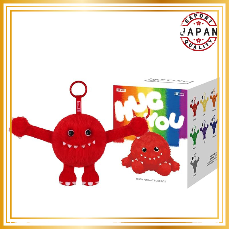 POP MART INSTINCTOY HUG YOU Series Plush Pendant [Assortment Box 6 ...