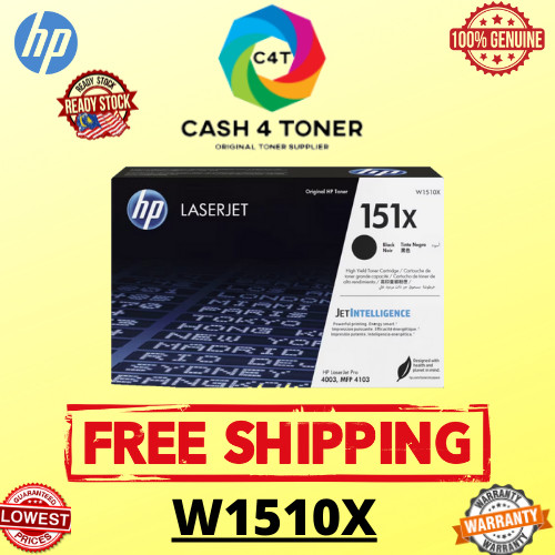 GENUINE HP 151A 151X Black Original LaserJet Toner Cartridges HP151A ...