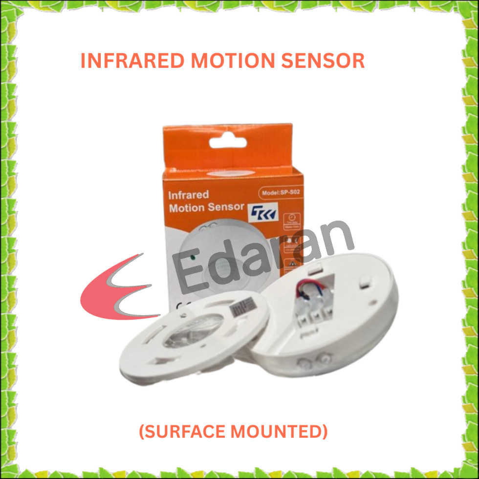 TKK SP-S02 INFRARED MOTION SENSOR (SURFACE MOUNTED) | Shopee Malaysia