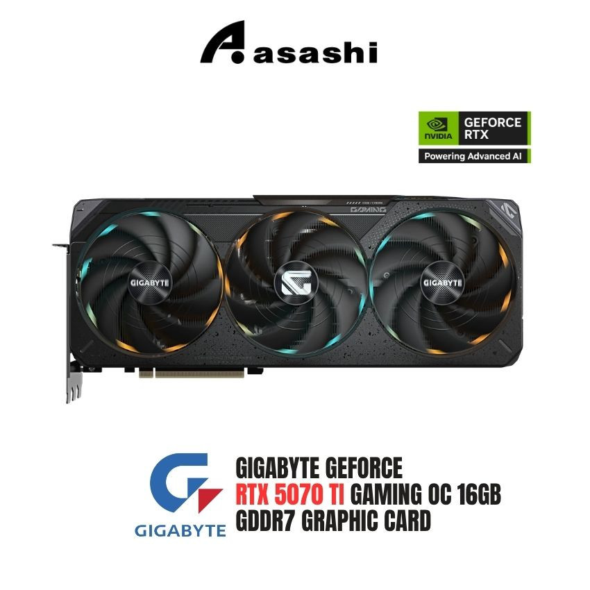 Gigabyte GeForce RTX 5070 TI GAMING OC 16G GDDR7 Graphic Card | Shopee Malaysia