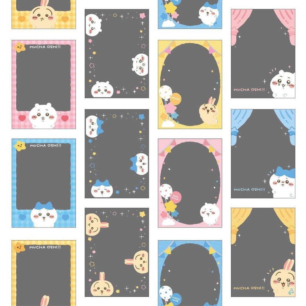 Chiikawa Same Style 10cm Card Film chiikawa Iu Saki Card Holder Gumei ...
