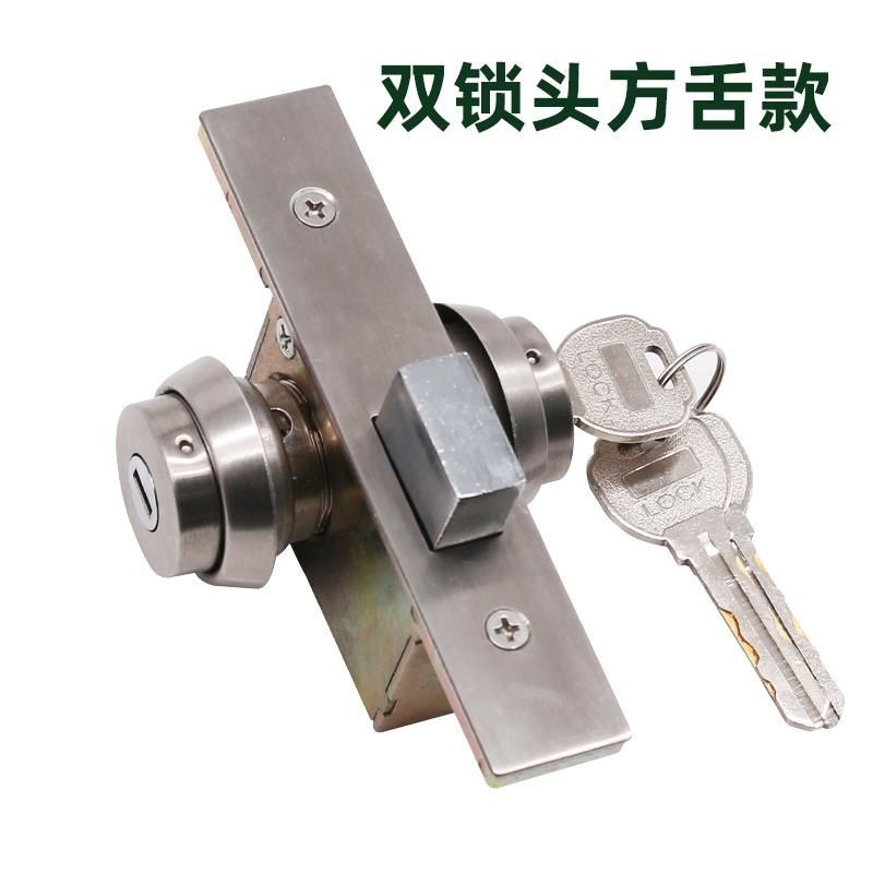Frameed Door Lock Floor Lock Flat Head Lock Latch Aluminum Alloy Door ...