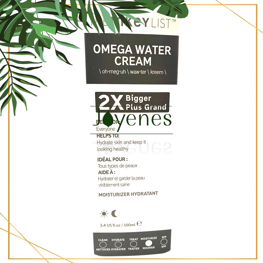 The Inkey List Omega Water Cream (100ml) | Shopee Malaysia