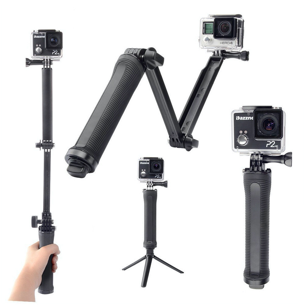 Waterproof Selfie Stick Tripod Floating Hand Grip 3 Way Arm Monopod ...